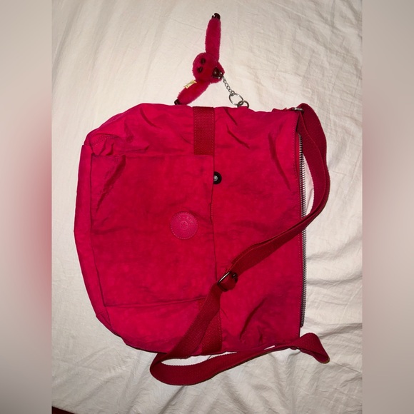 Kipling | Bags | Kipling Womens Hot Pink Shoulder Bag Crossbody | Poshmark